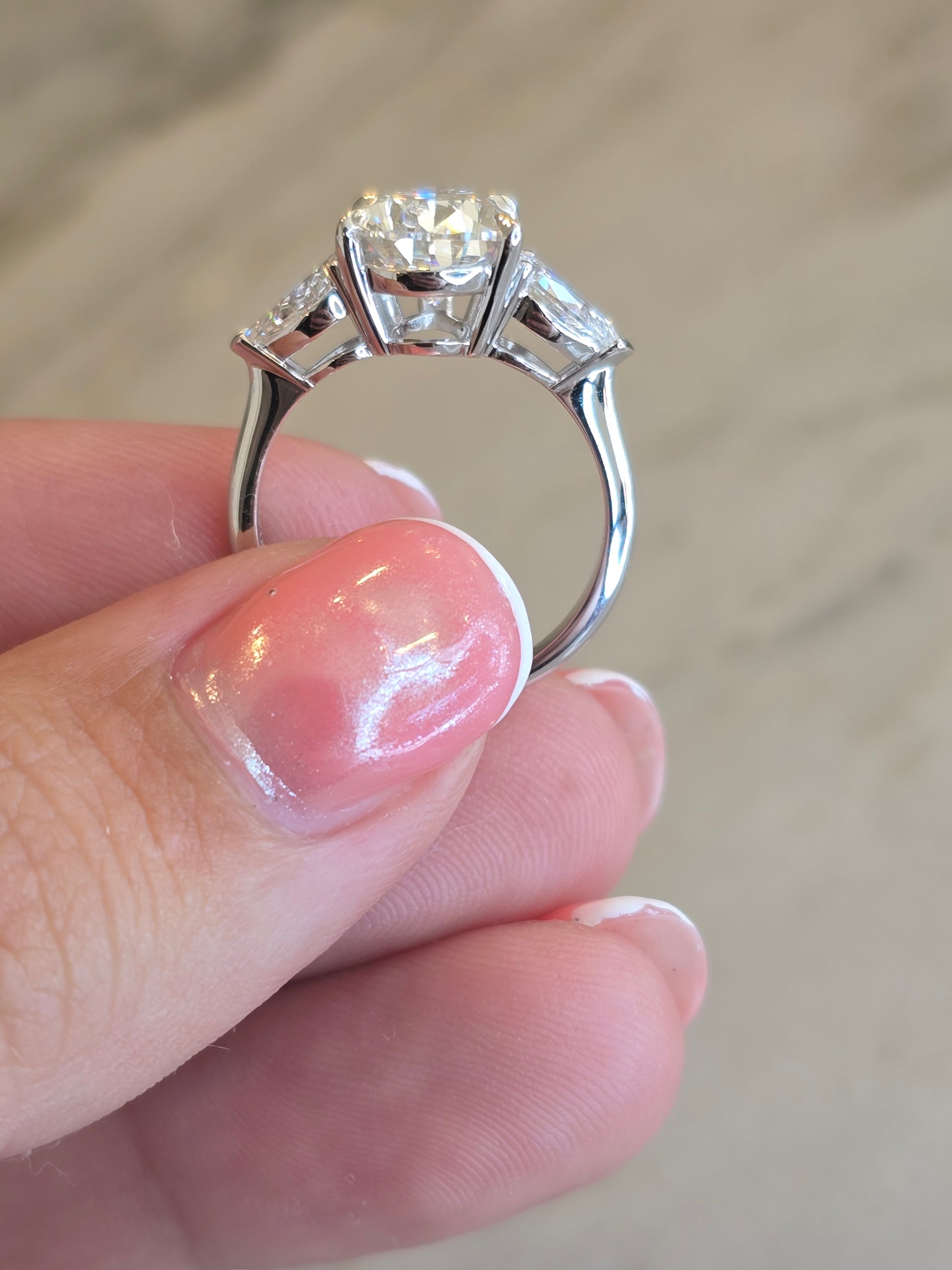 Pear Engagement Ring – Caitlin's Custom Fine Jewelry